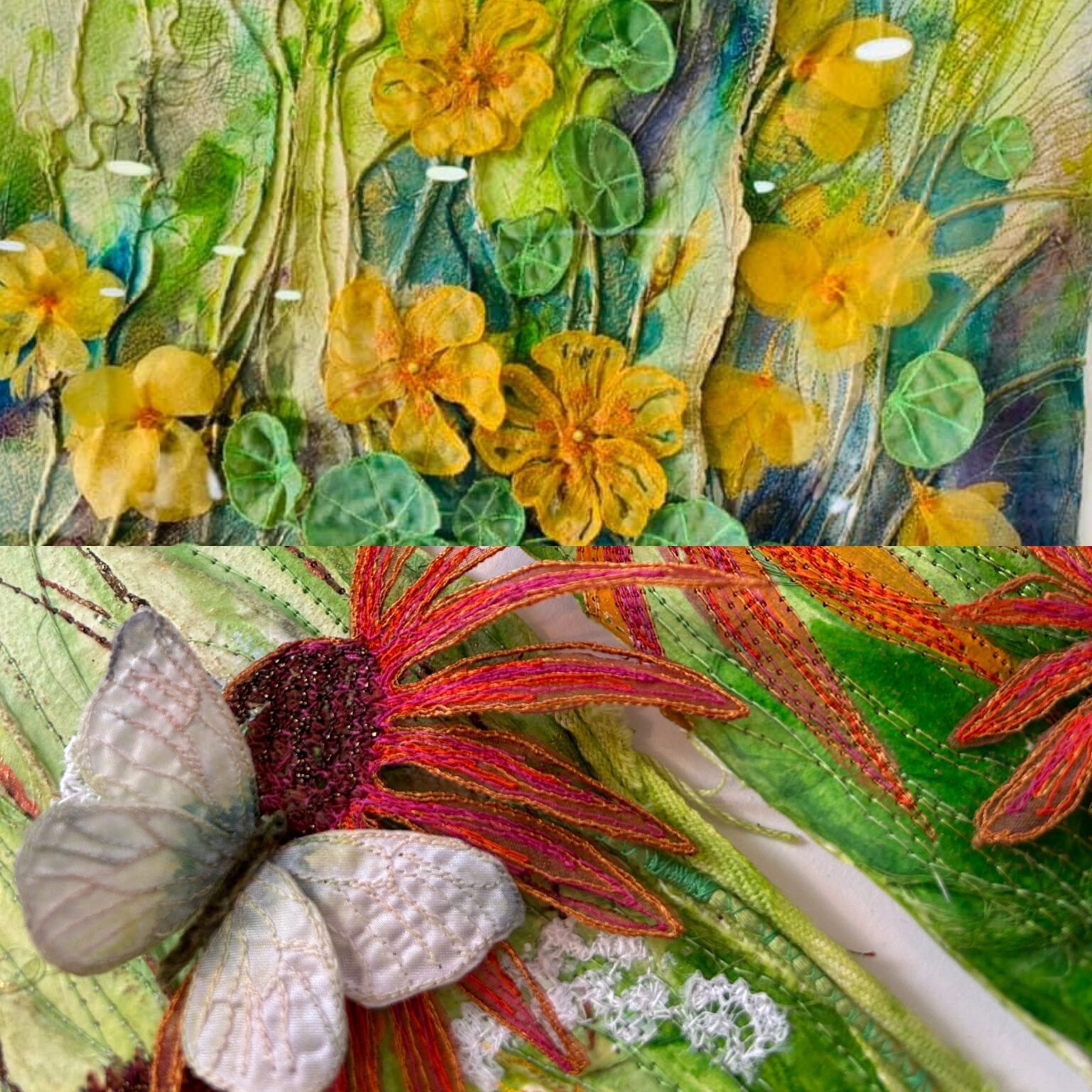 'Mixed Media Triptych' - Machine Embroidery 3 Day Course*new dates ...